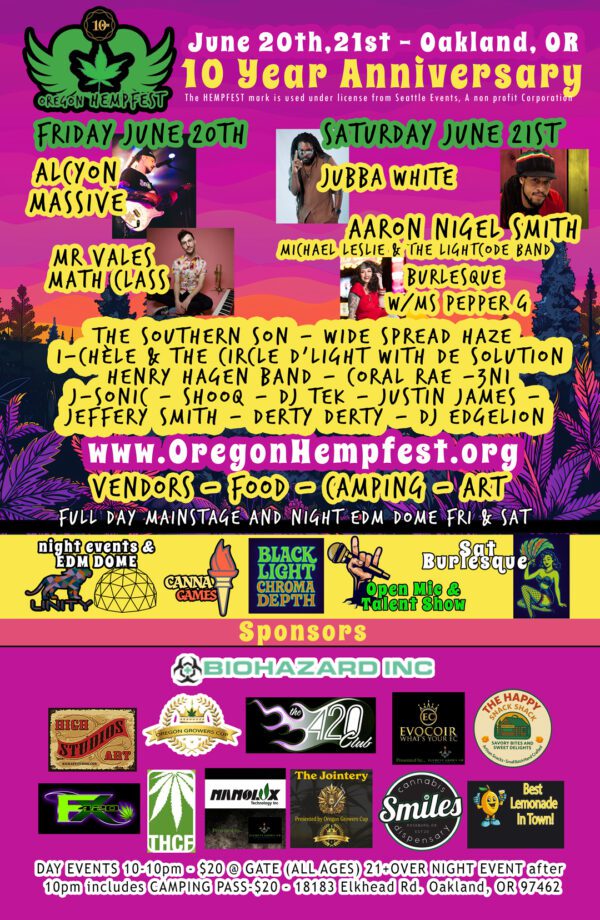 Tickets - Official Annual Oregon HEMPFEST Festival